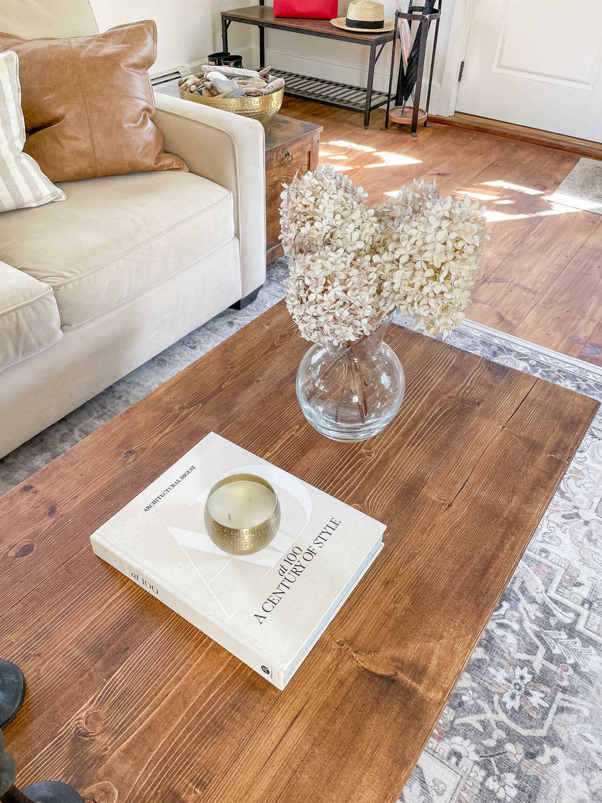 DIY COFFEE TABLE - PLUS LIVING ROOM UPDATE | Everyday Laura